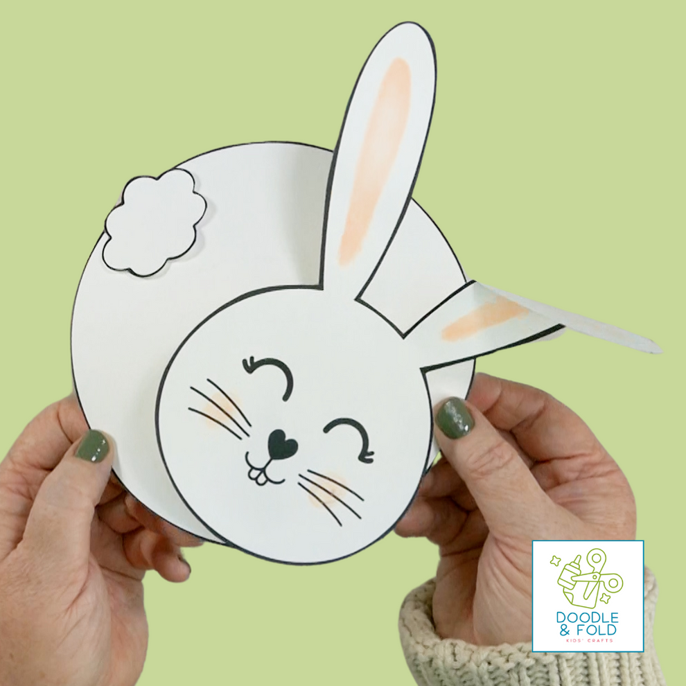 Adorable Sleeping Bunny Craft – Doodle & Fold